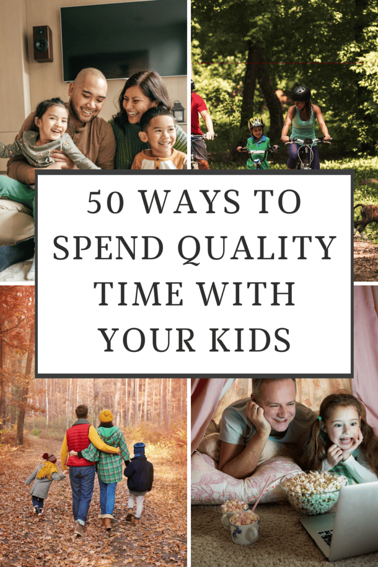50 Ways to Find Quality Time With Your Kids With a Busy Schedule - Work ...